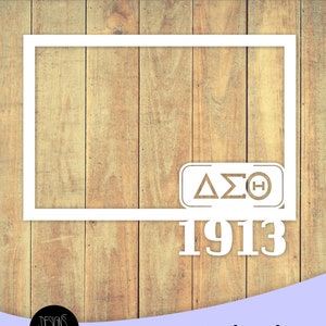 Delta Sigma Theta SVG Picture Frames. - Etsy
