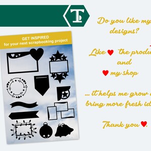 Family Photo Collage Frames SVG Bundle - 9 SVG Photo Collage Frames ...