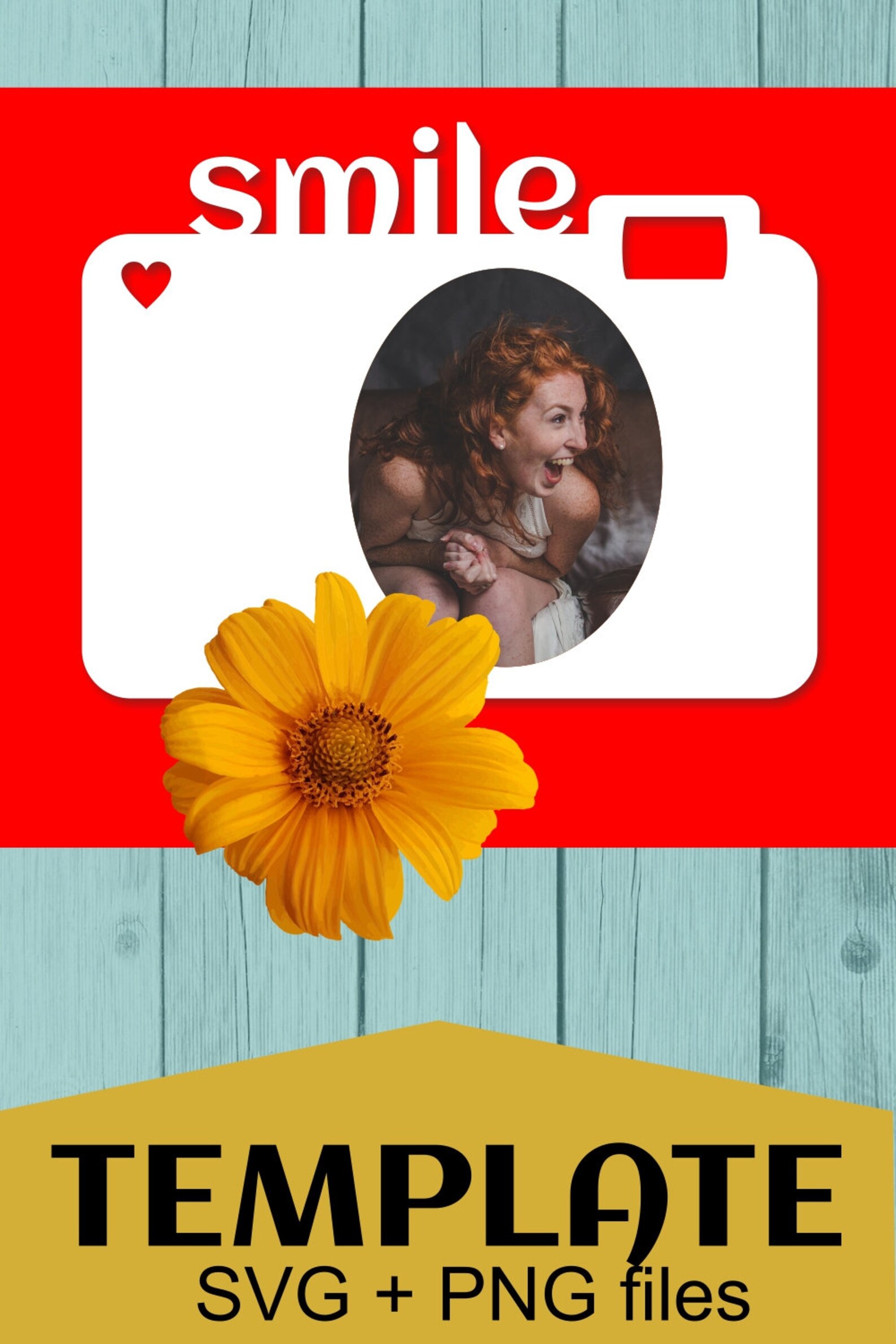 Smile SVG Picture Frame Scrapbook Overlay. - Etsy