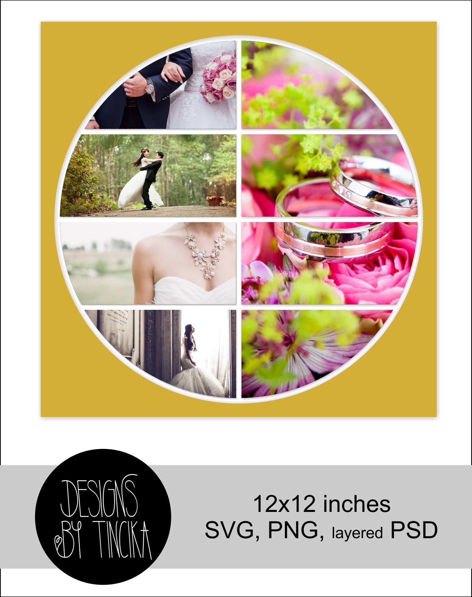 Scrapbook Layout Kit 5 Includeg SVG Layered PSD and PNG | Etsy