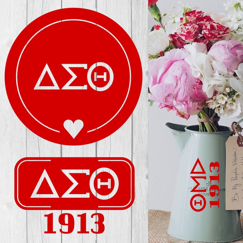 Delta Sigma Theta SVG Bundle 1 Designs for DIY Graduation | Etsy