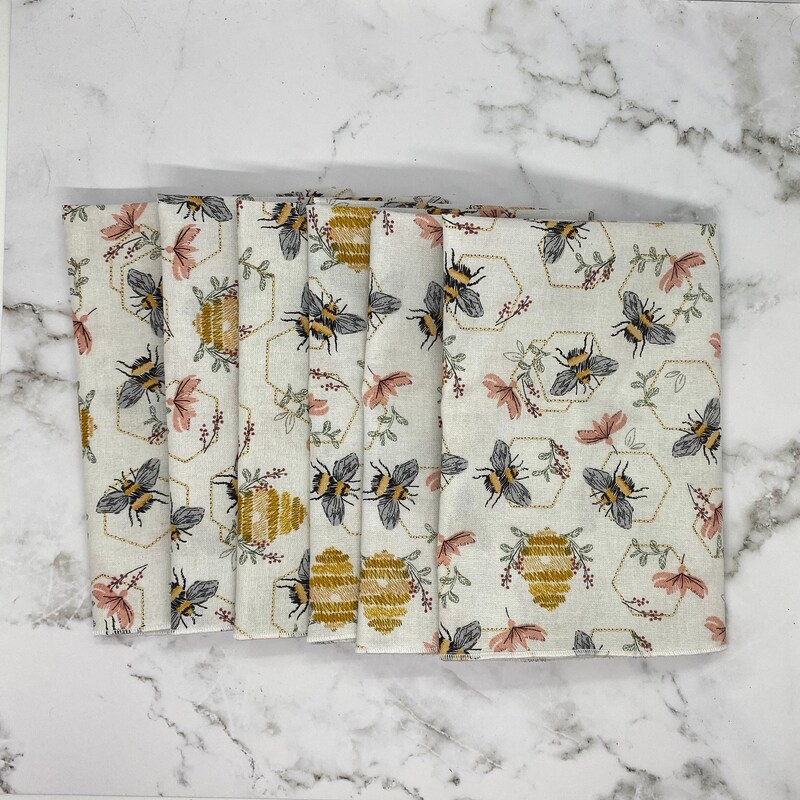 Bee Napkins - Etsy