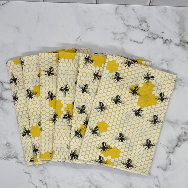 Bee Napkins - Etsy