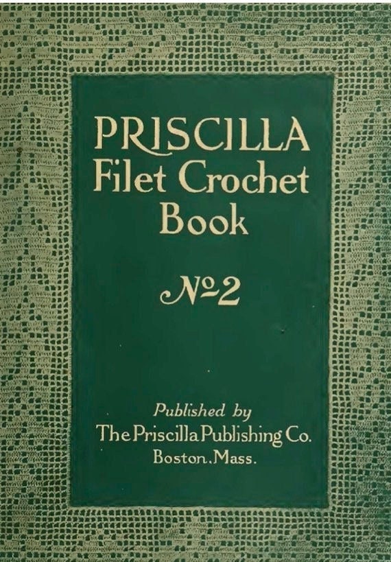 Filet Crochet Book 2 Vintage PDF Pattern Instant Digital - Etsy Australia