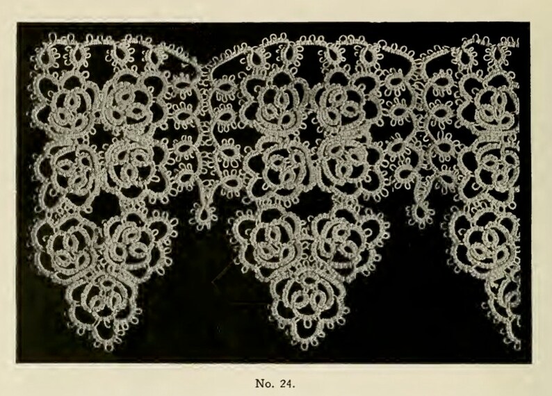 Tatting Book Patterns 1916, Shuttle Lace Tatting, Antique PDF Instant ...