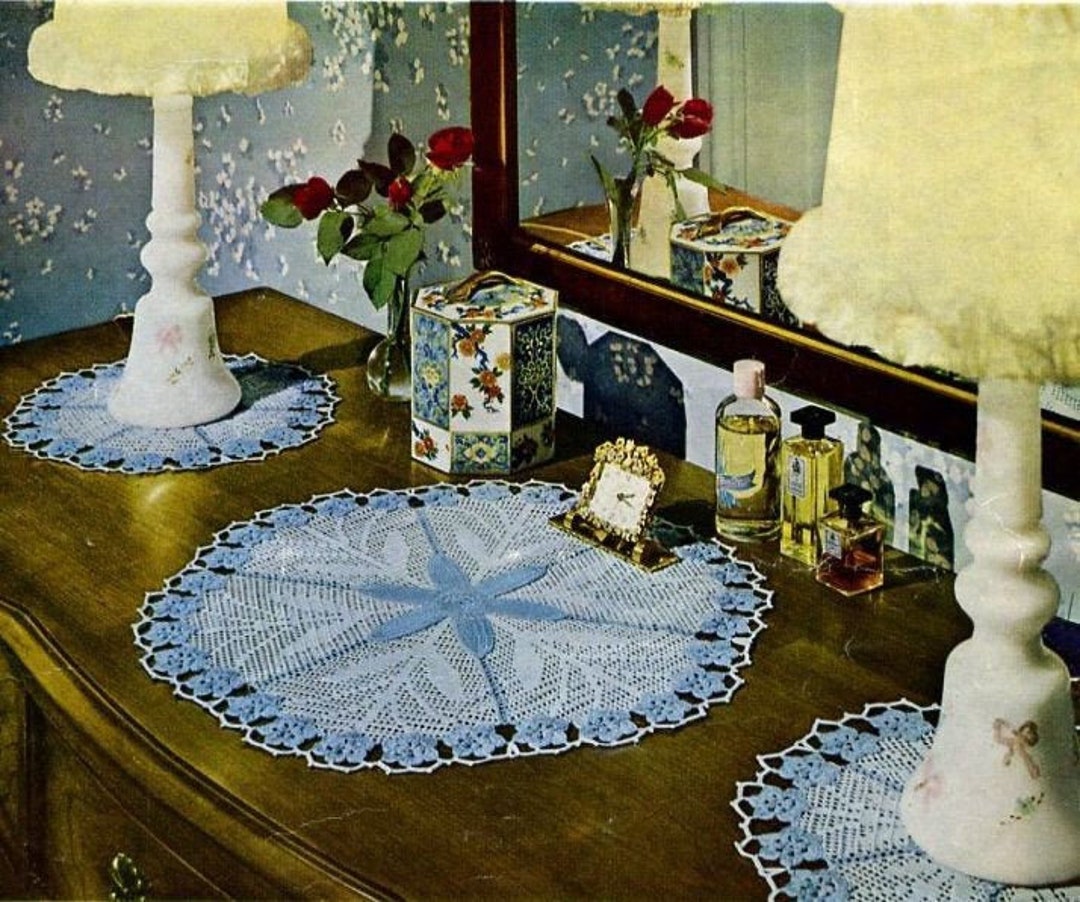 Crochet Lace Doily Pattern, PDF Instant Digital, Vintage Patterns of ...