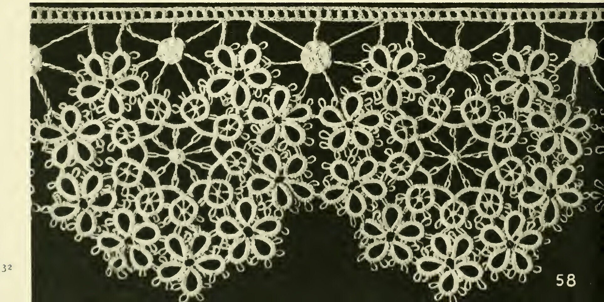 Vintage Book Tatting Patterns, Shuttle Lace Tatting, Retro Lace Tatted ...