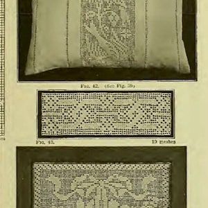 Filet Crochet Book 2, Vintage PDF Pattern Instant Digital Download ...