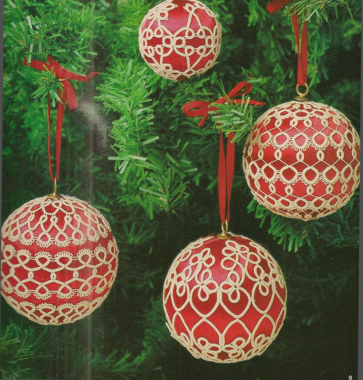 Vintage Tatting Patterns Christmas Balls PDF Instant Digital - Etsy