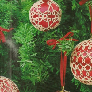 Vintage Tatting Patterns Christmas Balls, PDF Instant Digital Download ...