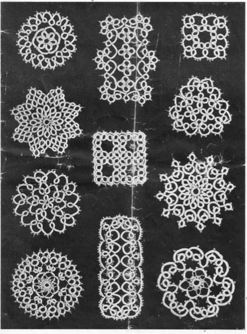 Tatting Book Patterns 1942, Shuttle Lace Tatting, Vintage PDF Instant ...