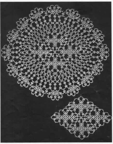 Tatting Book Patterns 1950, Shuttle Lace Tatting, Vintage PDF Instant ...