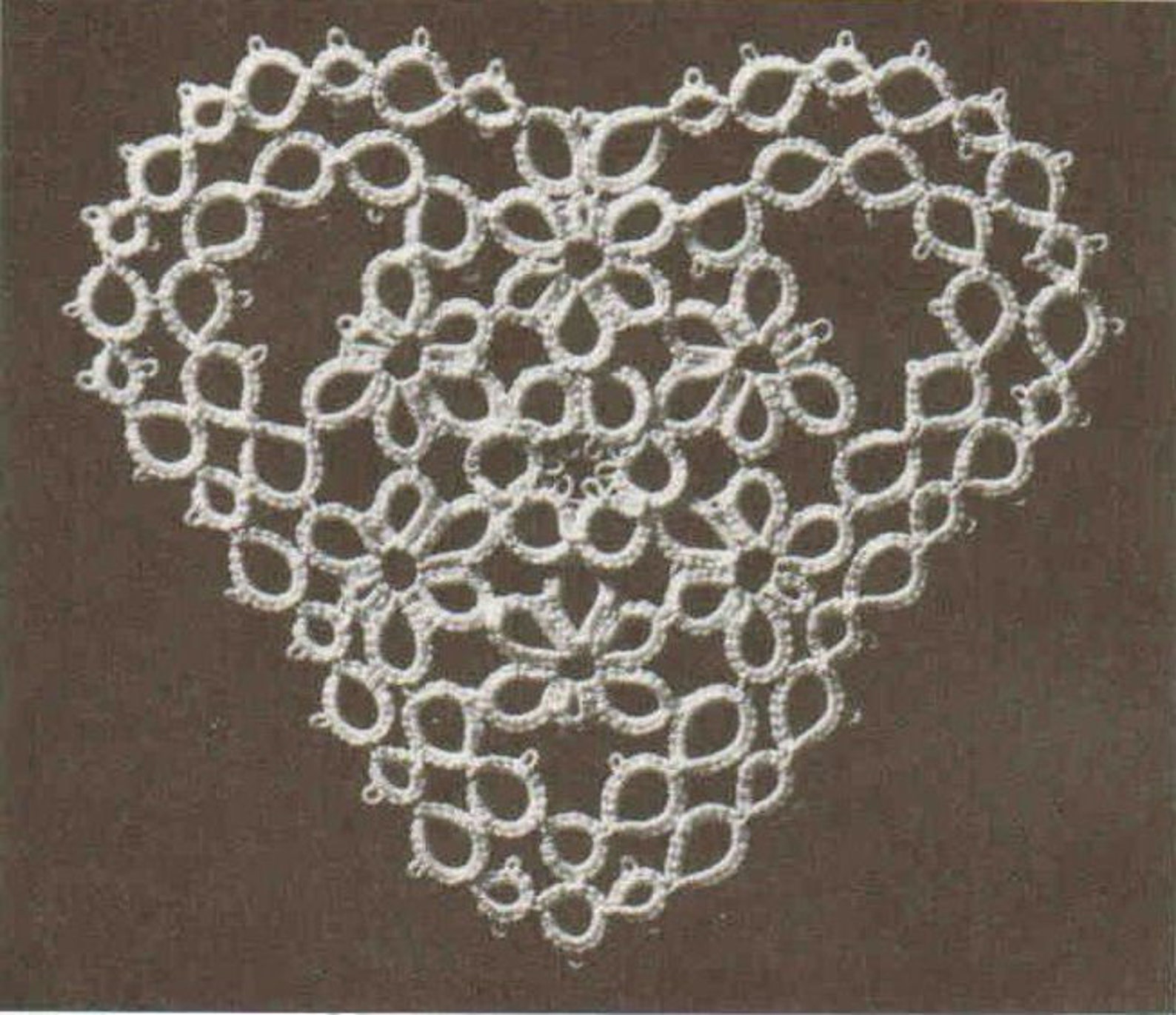 Tatting Heart Six Patterns, PDF Instant Digital Download, Tatted ...