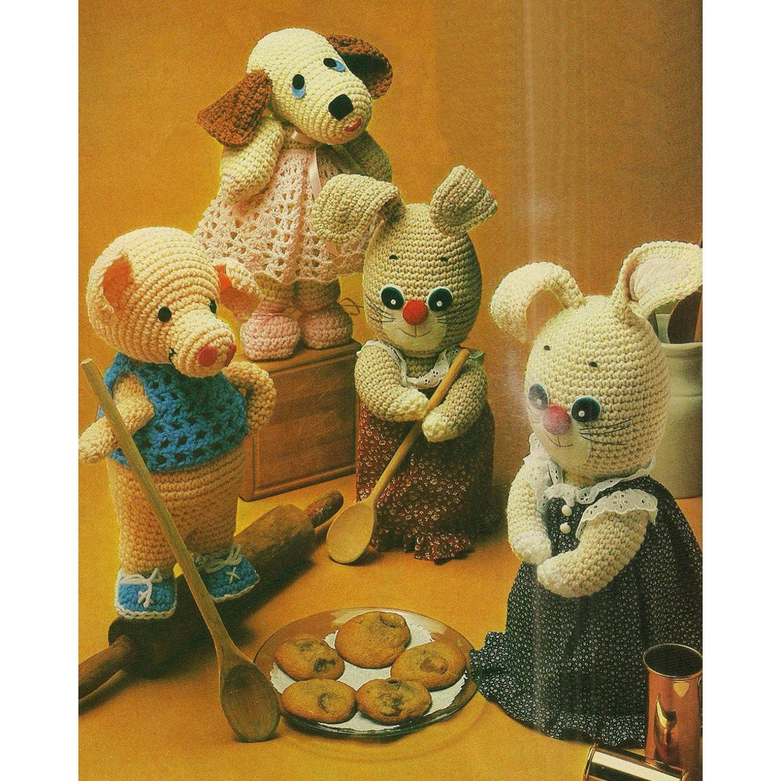 Vintage Crochet E-book Toys Pattern, Retro PDF Instant Digital Download ...