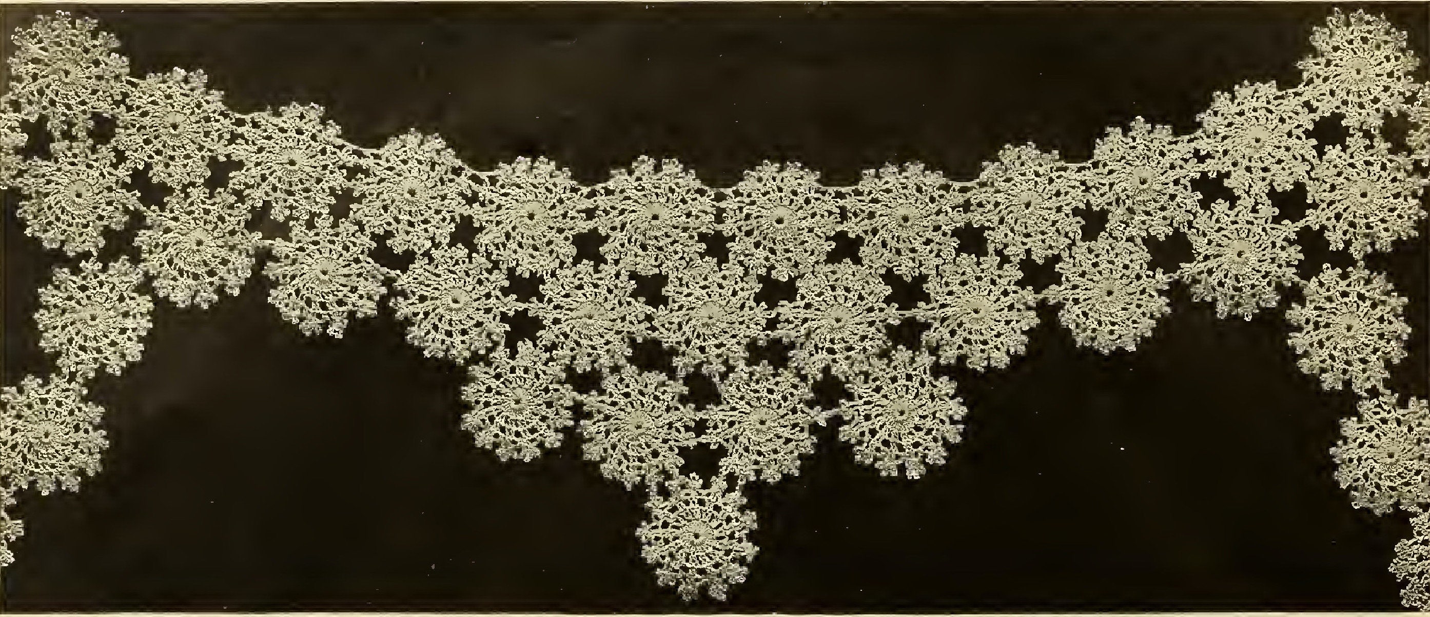 Antique Ebook Filet Crochet Yokes and Collars Pattern 20s, Vintage PDF ...