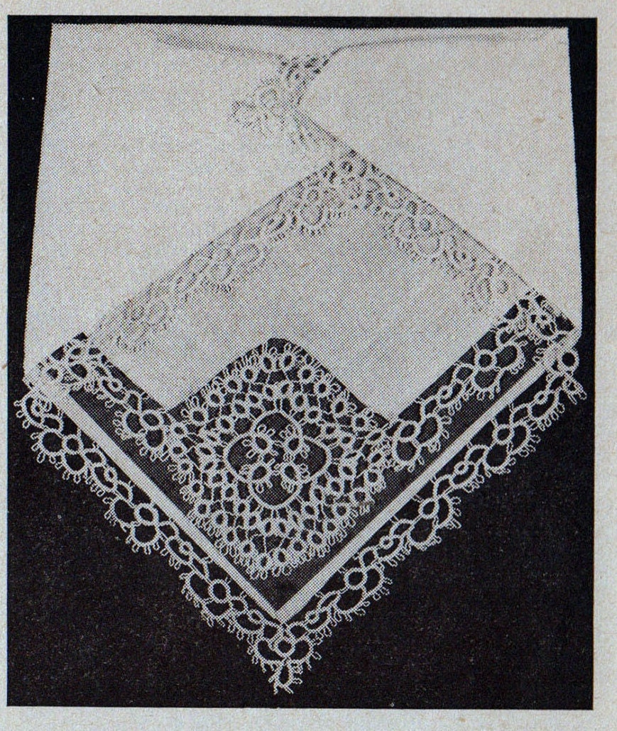 Vintage Ebook Tatting Patterns, Shuttle Lace Tatting, Tatted Collars ...