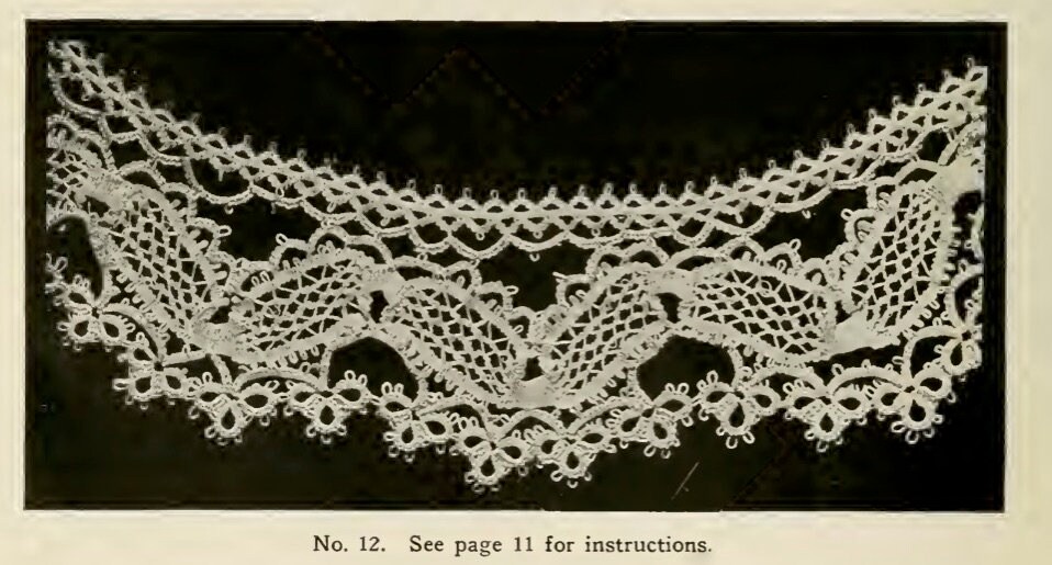 Tatting Book Patterns 1916, Shuttle Lace Tatting, Antique PDF Instant ...