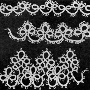 Book Tatting Patterns 1977, Shuttle Lace Tatting, Vintage Lace Tatted ...