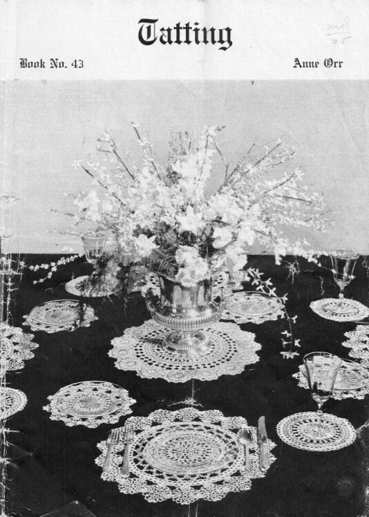Tatting Book Patterns 1942, Shuttle Lace Tatting, Vintage PDF Instant ...