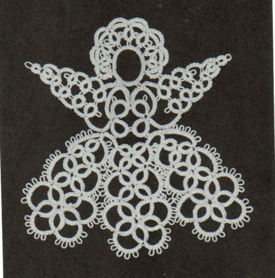 Vintage Tatting Patterns Christmas Balls and Angels, PDF Instant ...