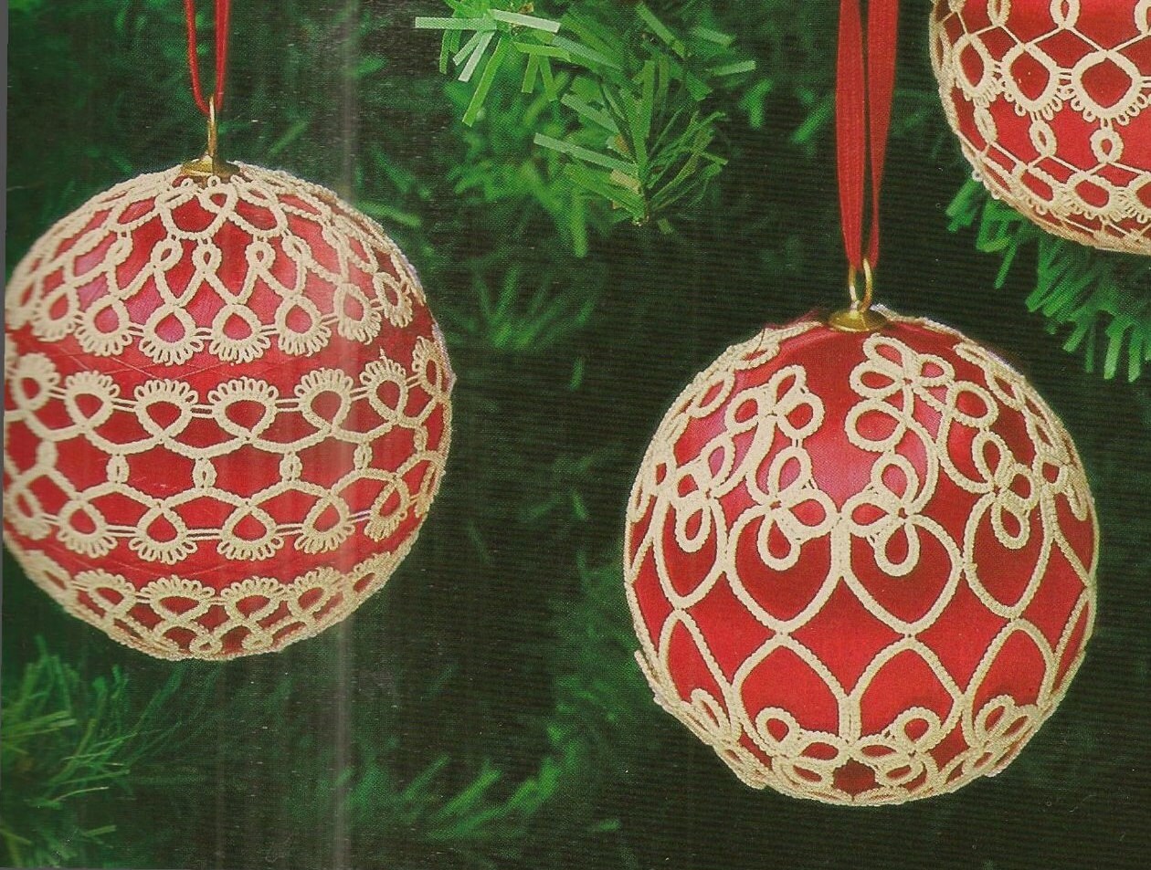 Vintage Tatting Patterns Christmas Balls PDF Instant Digital - Etsy