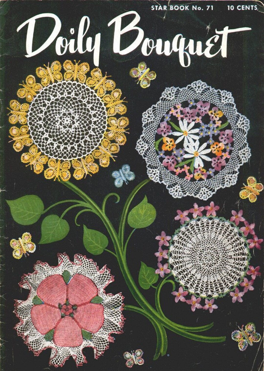 Crochet Magazine Lace Doily Patterns, Vintage PDF Instant Digital ...