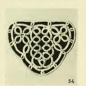 Vintage Book Tatting Patterns, Shuttle Lace Tatting, Retro Lace Tatted ...