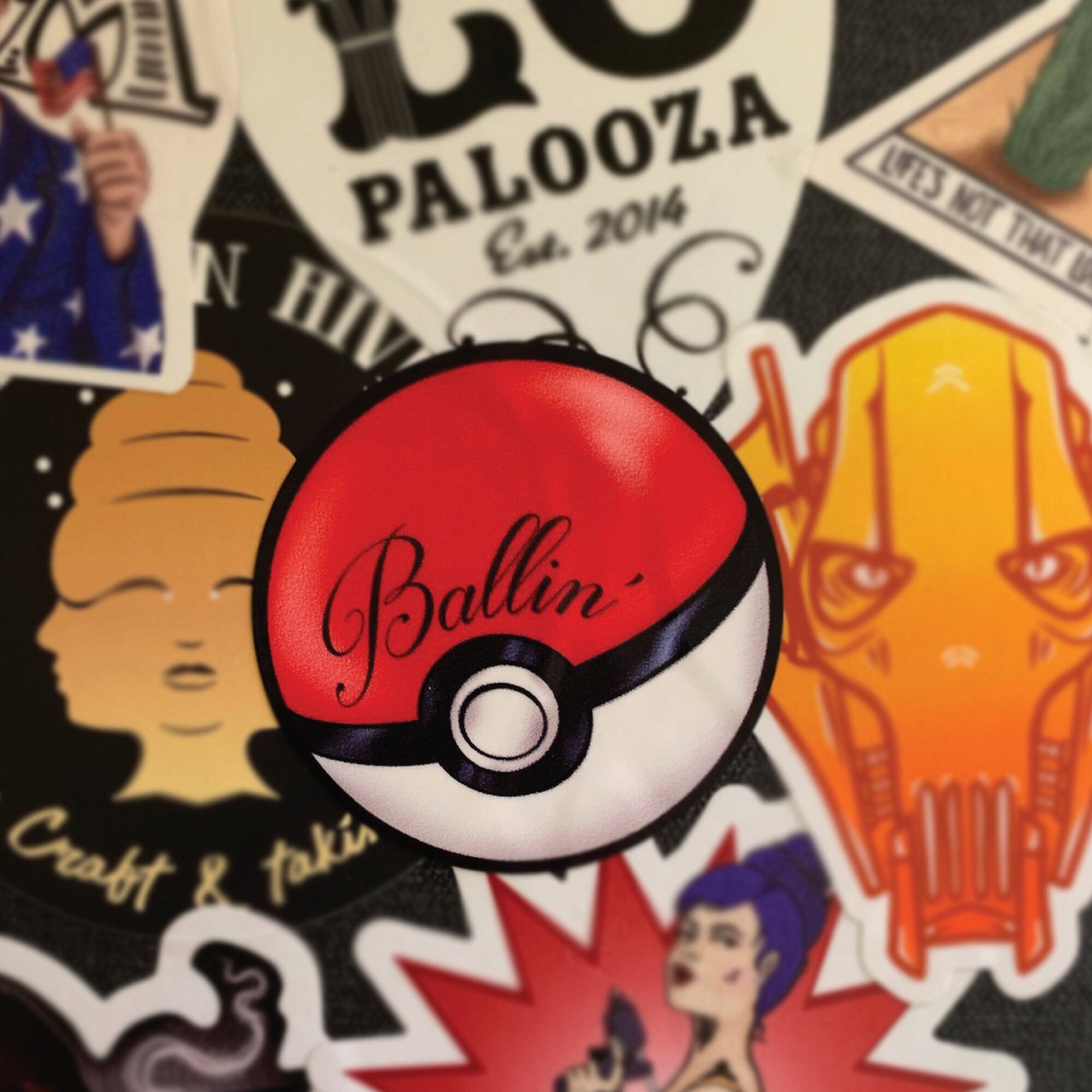 BALLIN' 2.2 Circular Die Cut Sticker - Etsy