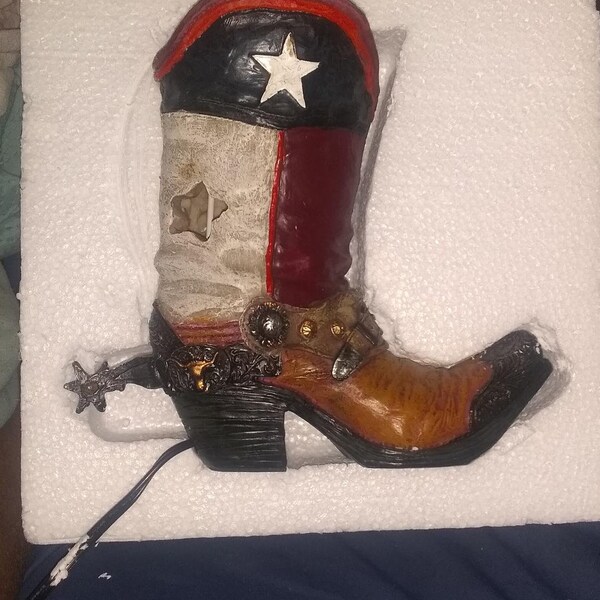 Cowboy Boot Lamp - Etsy