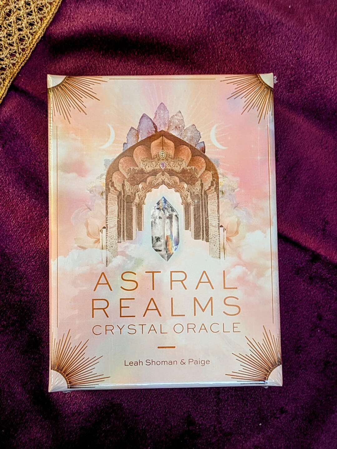 Astral Realms Crystal Oracle Deck - Etsy