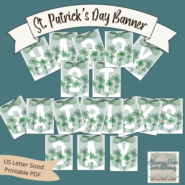 St Patricks Banner - Etsy