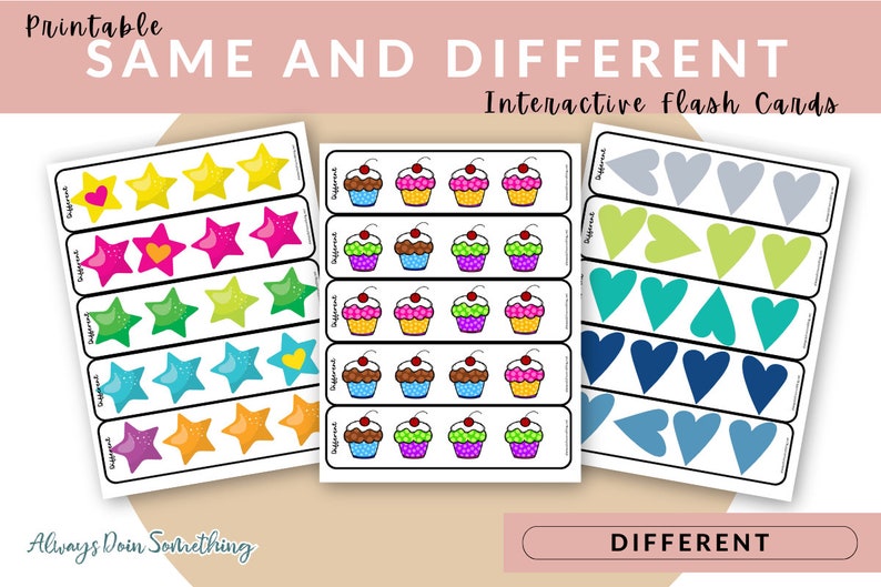 Spot the Difference! Interactive Flashcards for Fun Learning - 75 ...