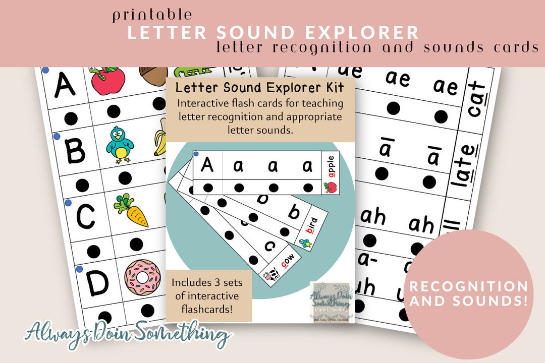 Alphabet Adventure Kit: Interactive Phonics for Preschoolers - Etsy
