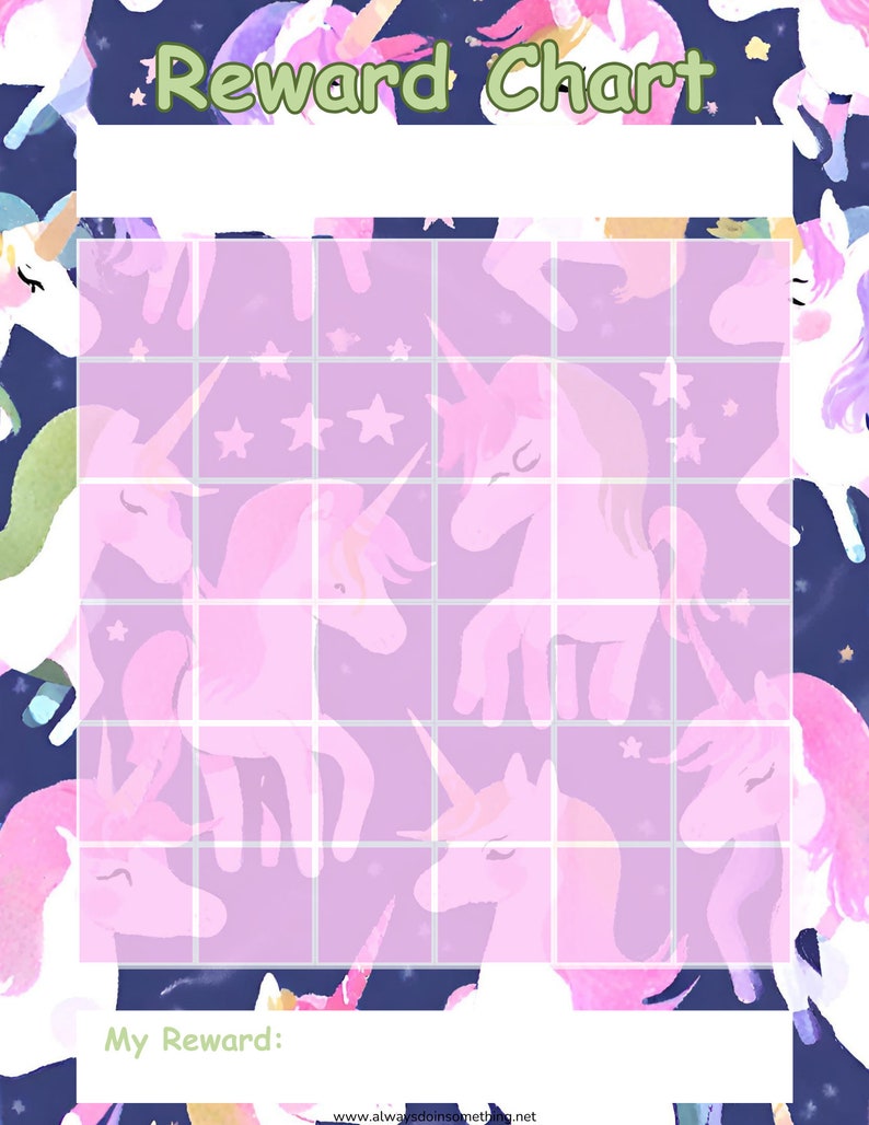 Cute Printable Reward Charts for Kids | Incentive Punch Cards | Print ...