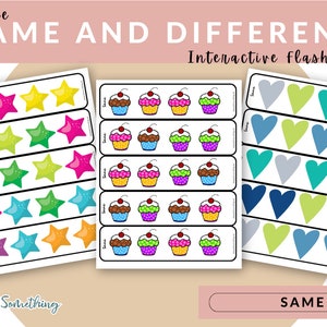 Spot the Difference! Interactive Flashcards for Fun Learning - 75 ...