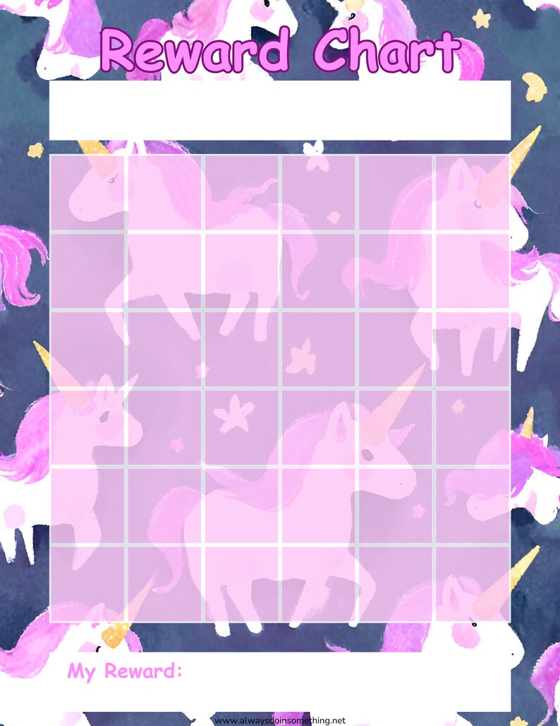 Cute Printable Reward Charts for Kids | Incentive Punch Cards | Print ...