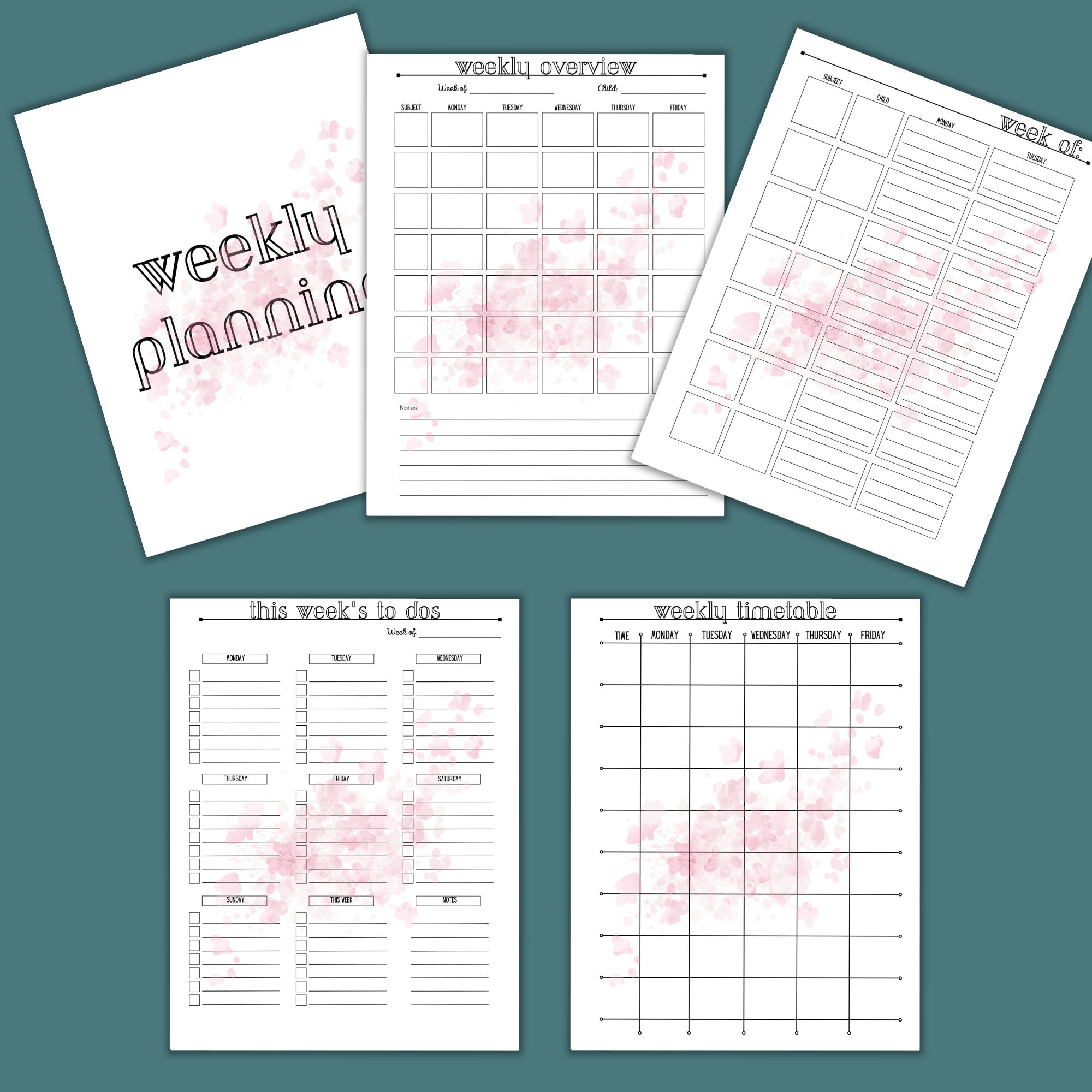 Homeschool Planner Printable Homeschool Printable Pages - Etsy