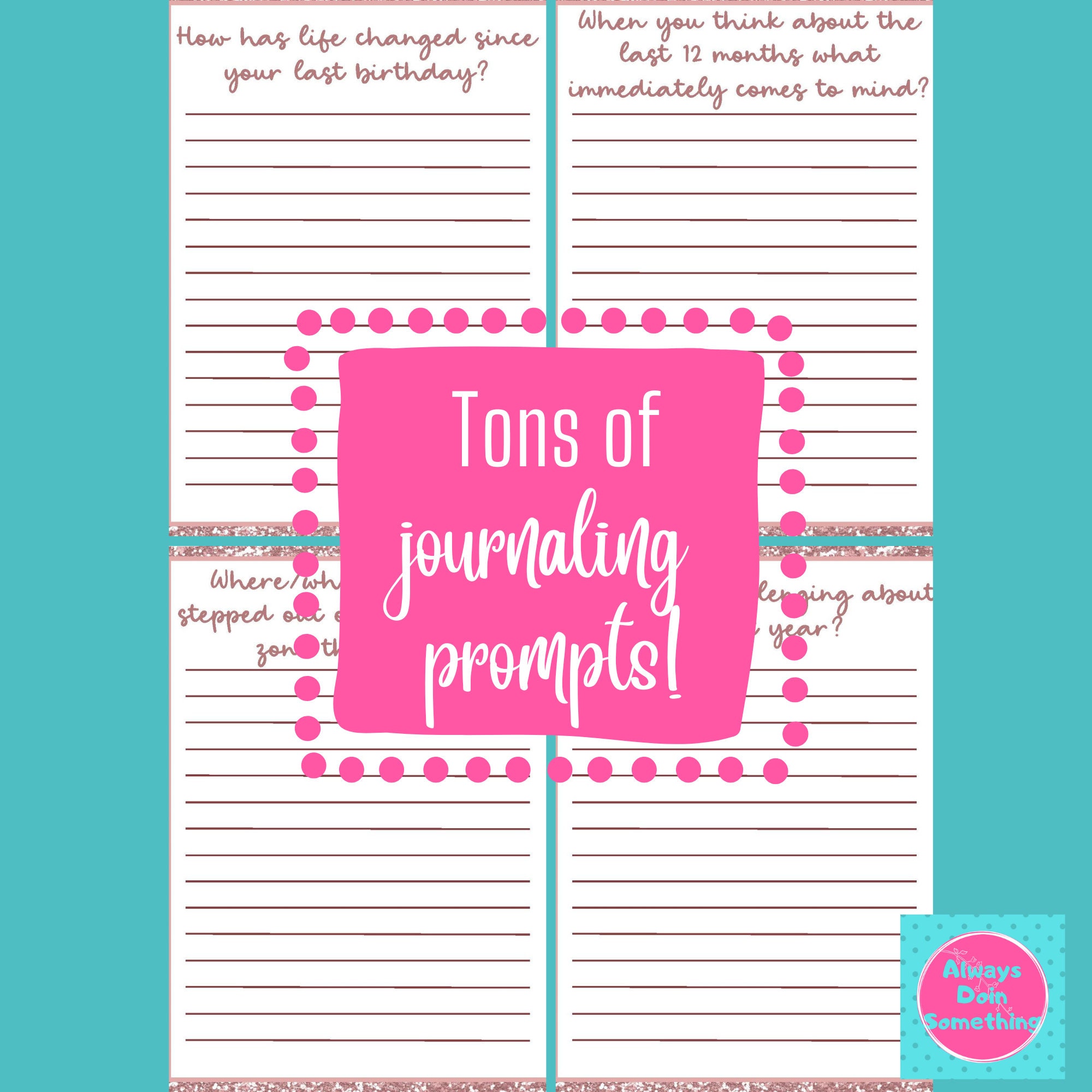 Printable Birthday Memories Keepsake Journal | Birthday Keepsake ...