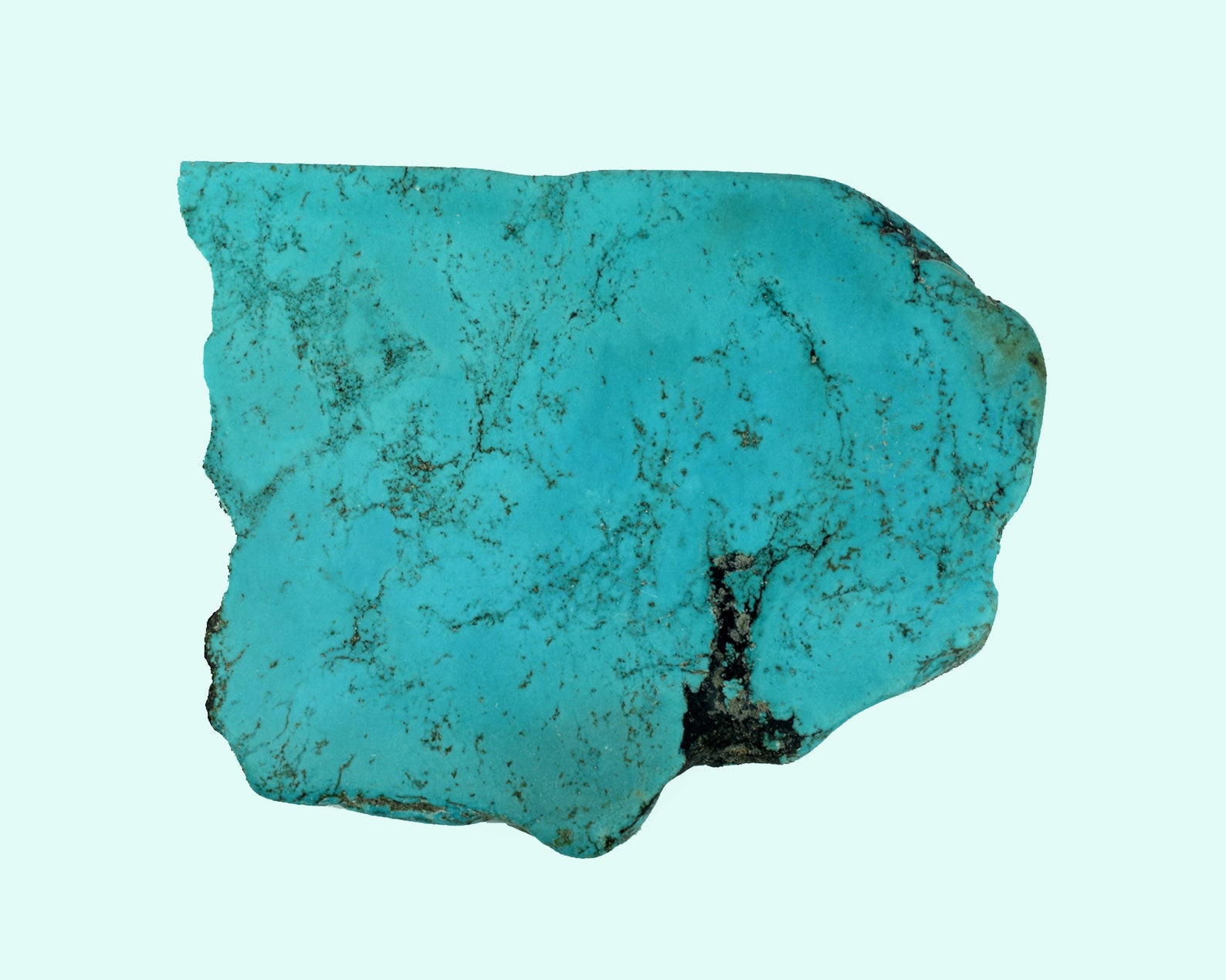 Turquoise Slice Gemstone Green Turquoise Raw Rough Gemstone | Etsy