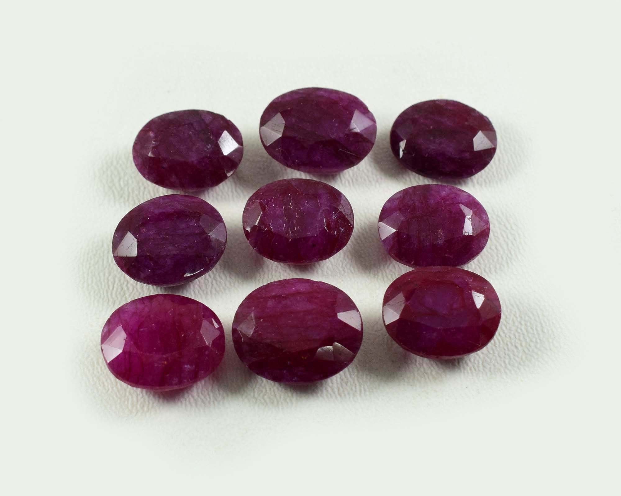 Natural Pink Ruby Cut Gemstone Wholesale Healing Crystal Lot | Etsy