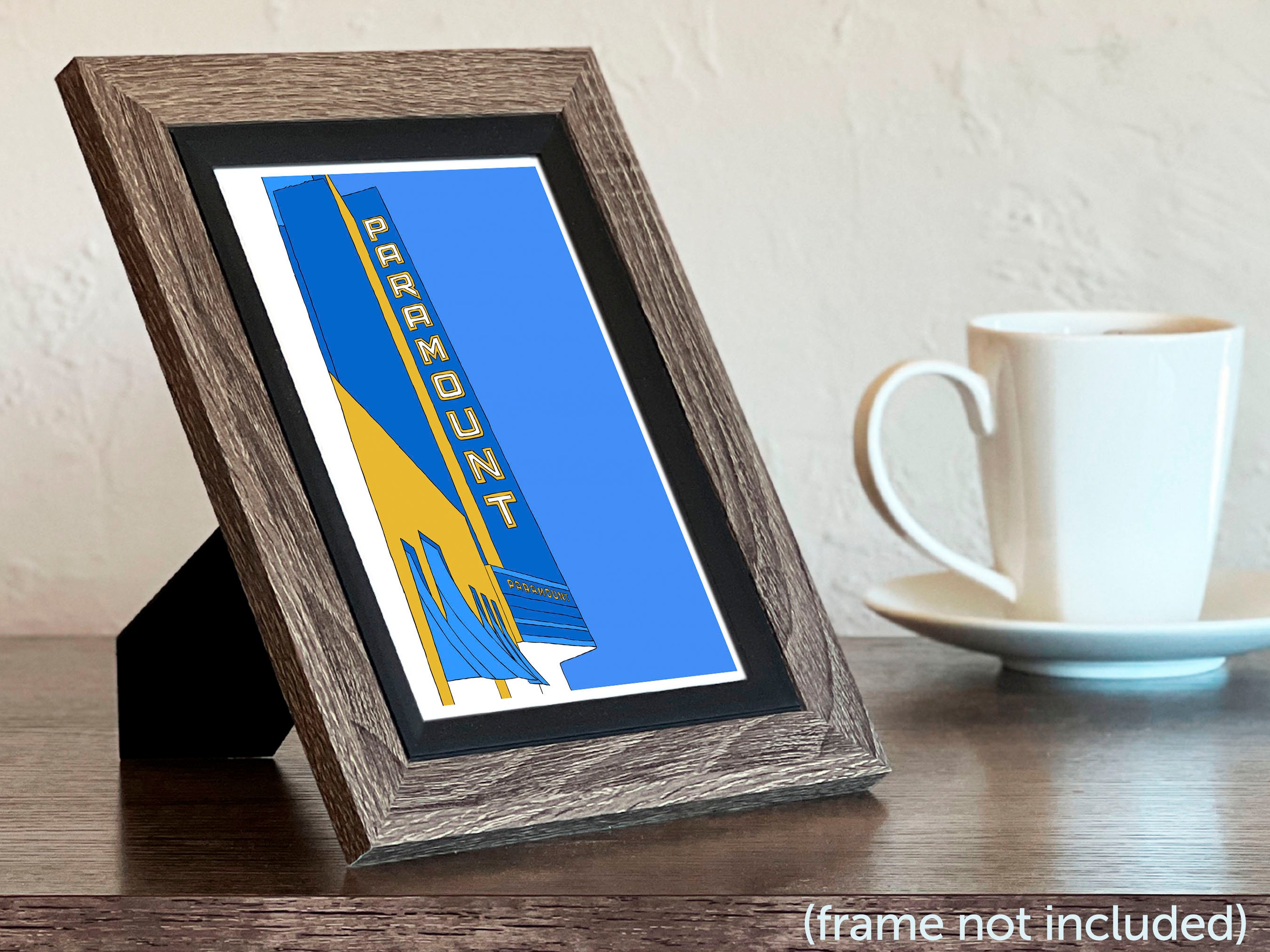 Paramount Theater Oakland, CA Greeting Card Bay Area Landmarks Blank ...