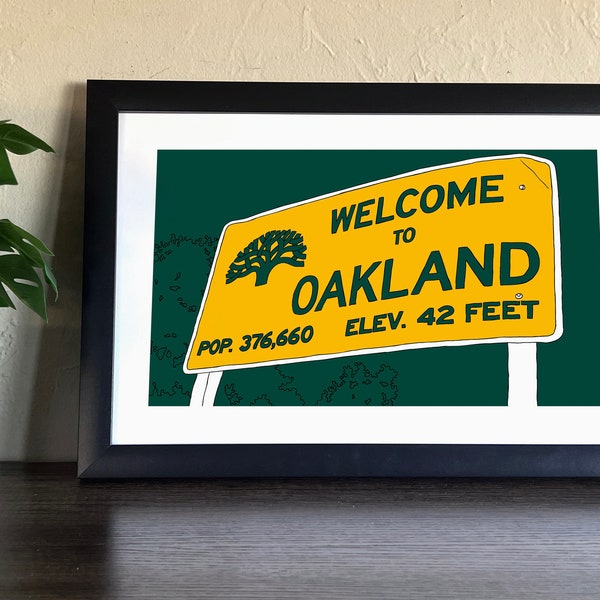 Oakland Sign - Etsy