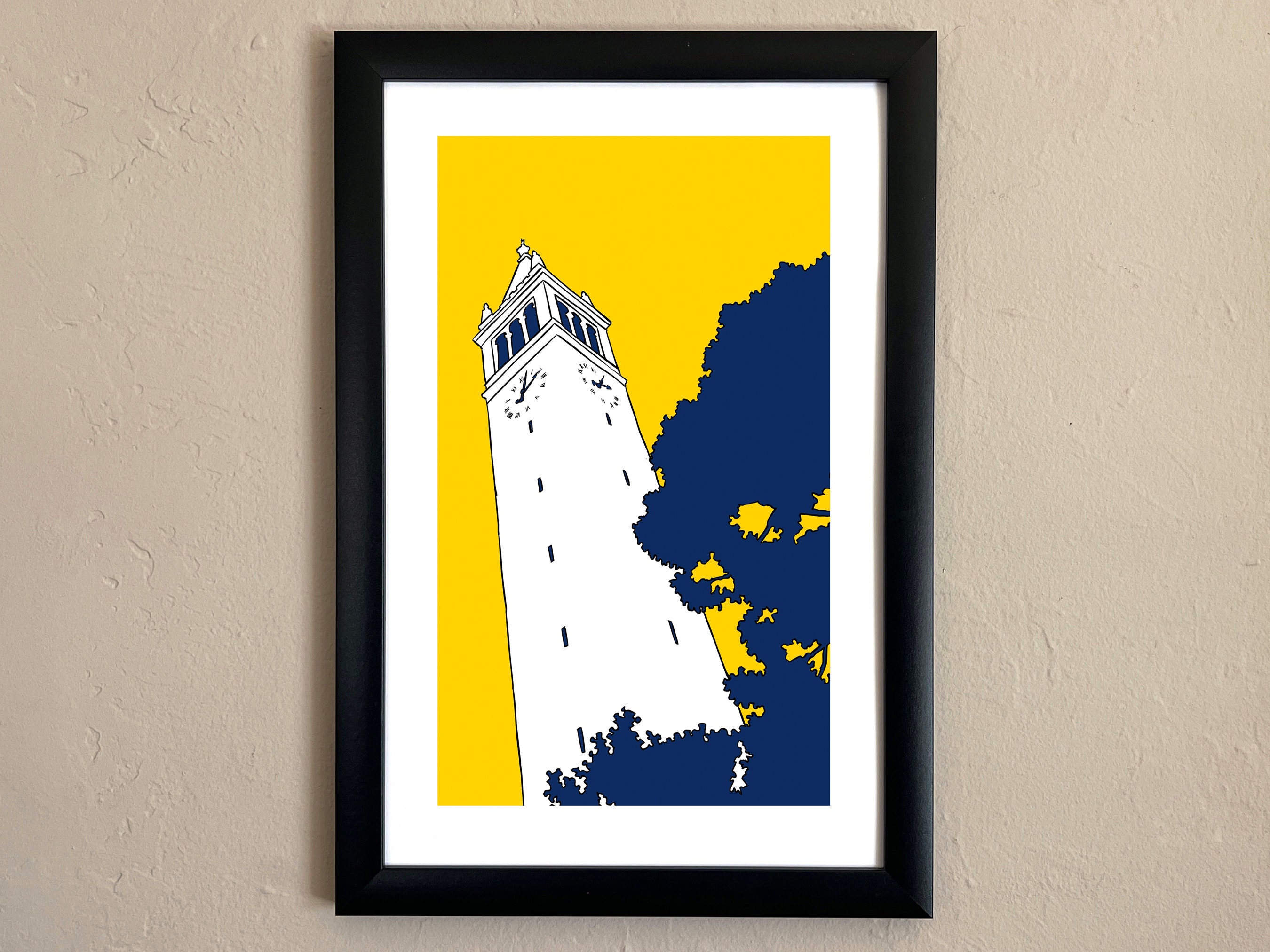 Sather Tower | Berkeley, CA | Poster | California | Landmarks ...
