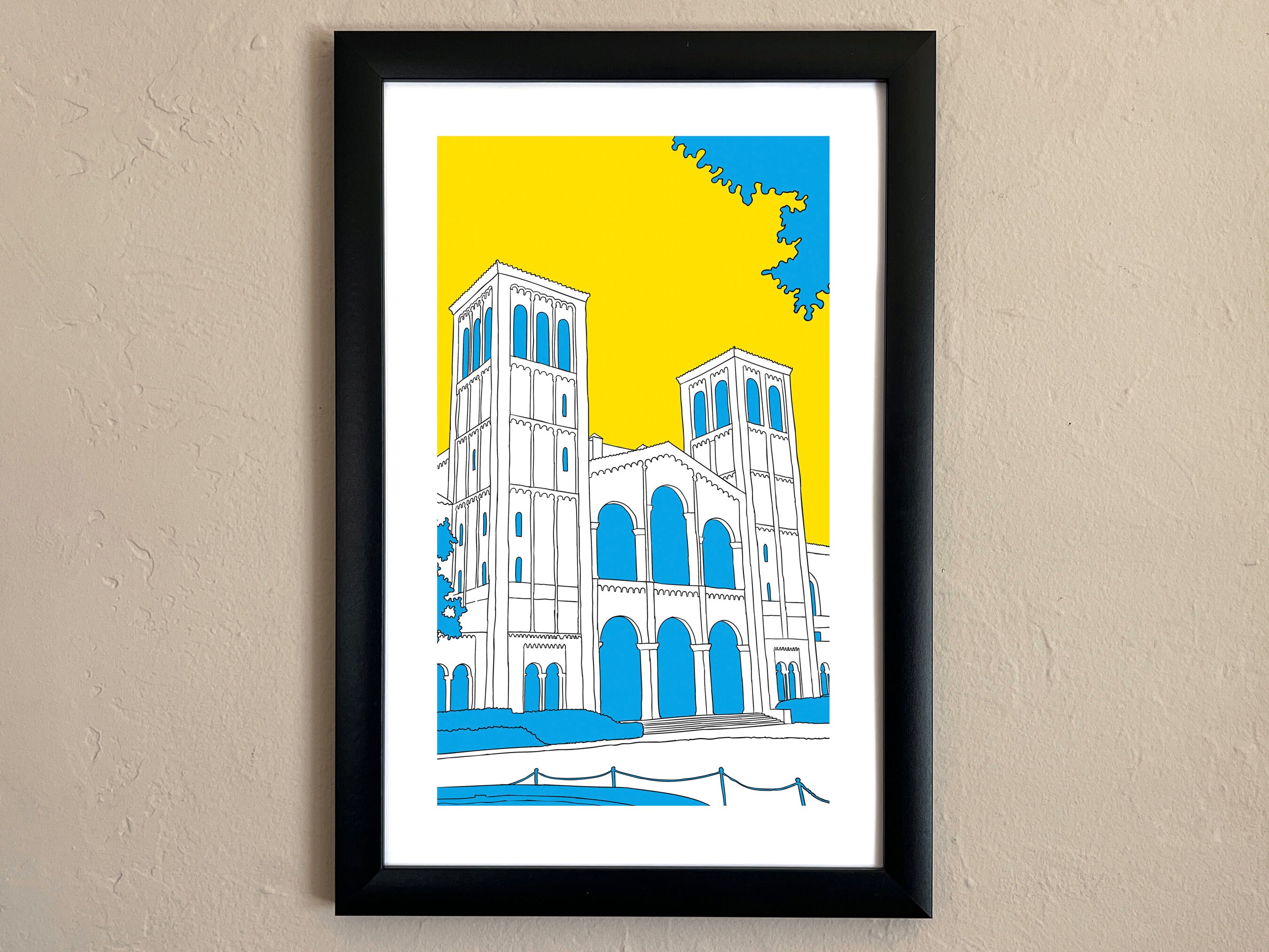 UCLA Royce Hall | Los Angeles, CA | Poster | California | Landmarks ...
