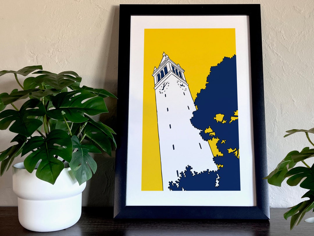 Sather Tower | Berkeley, CA | Poster | California | Landmarks ...