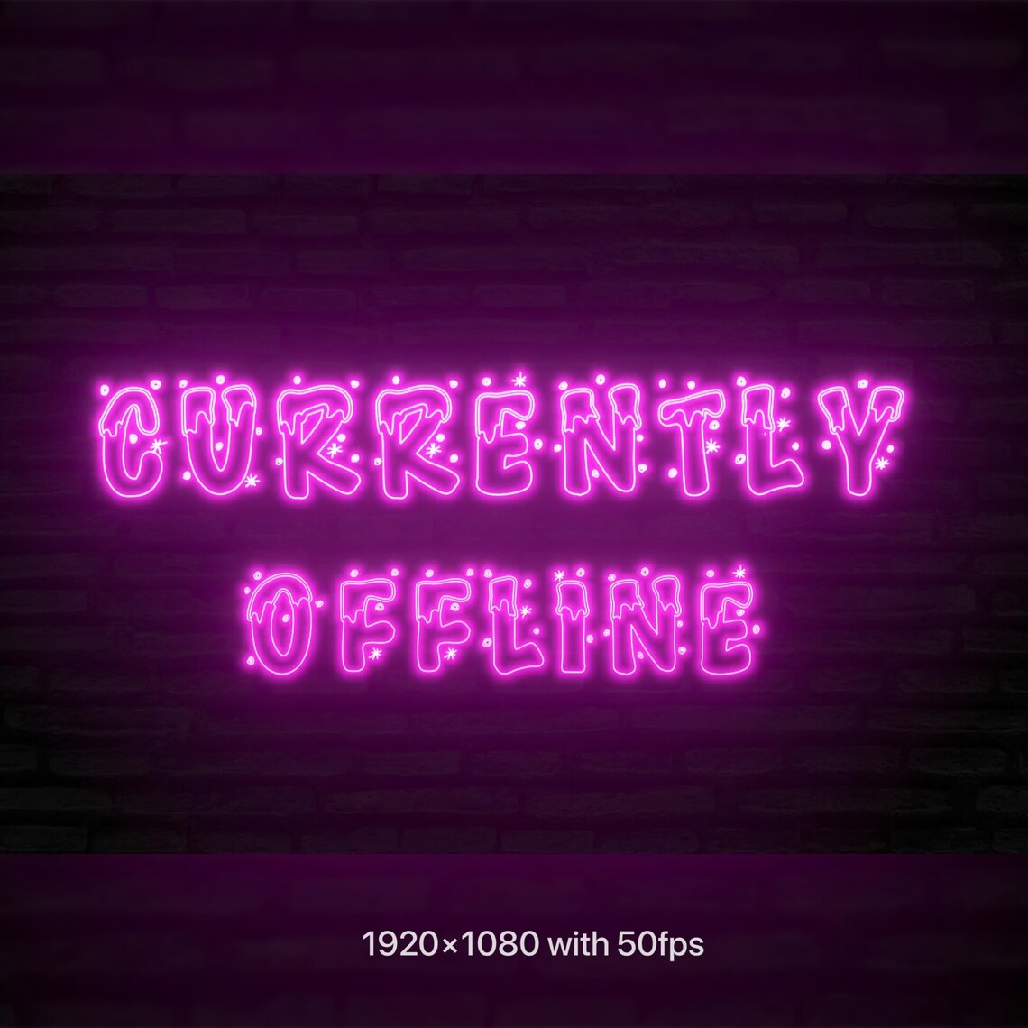 Animated Neon Pink Twitch Stream Scenes Starting Soon Screen | Etsy