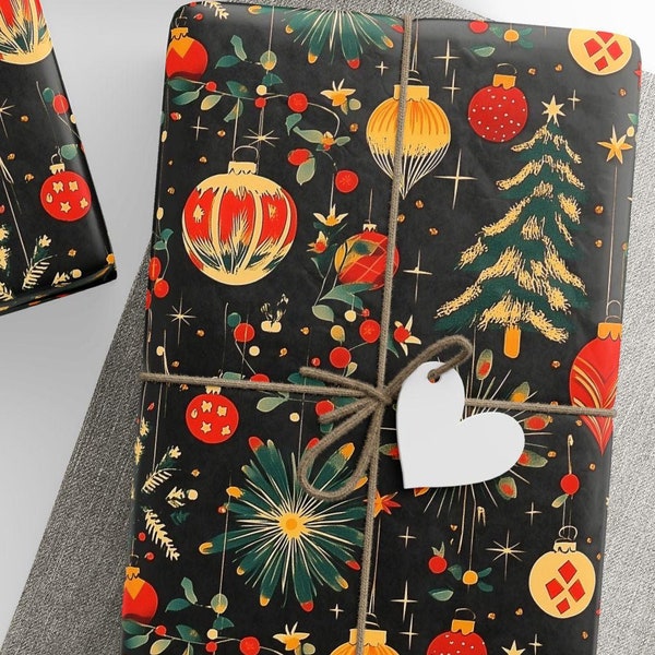 Retro Wrapping Paper - Etsy