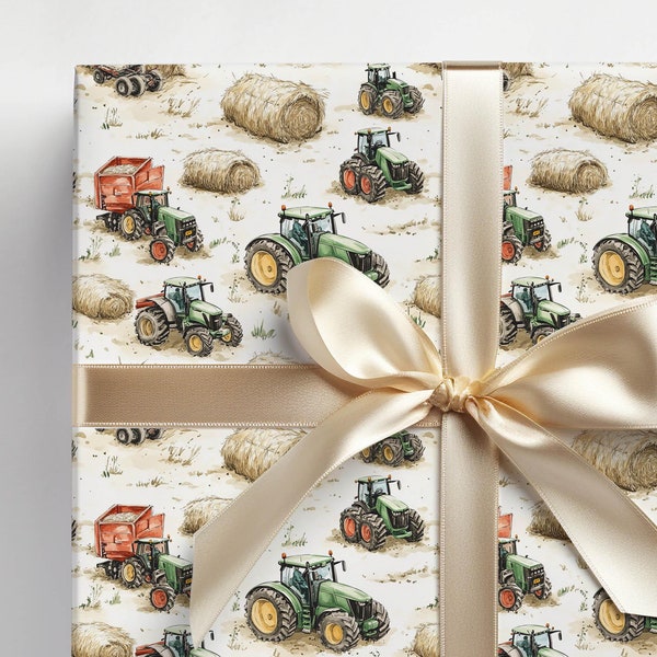 John Deere Wrapping Paper - Etsy
