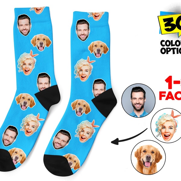 Custom Face Socks - Etsy