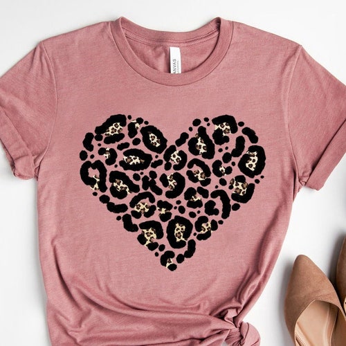 Leopard Print Shirt Animal Cheetah Print Tee Cute Fall - Etsy